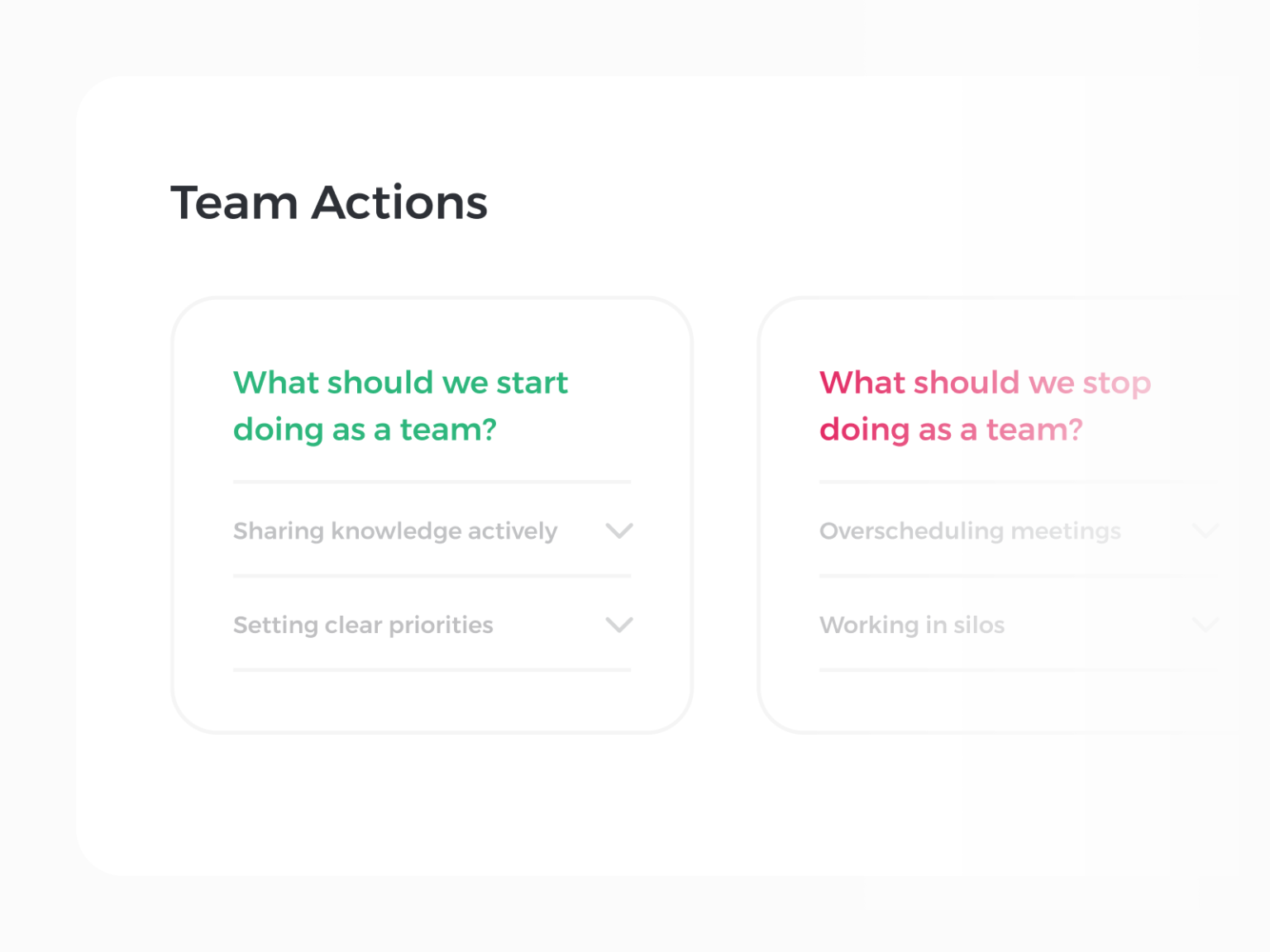 Team Reflections: Turn awareness into aligned team actions